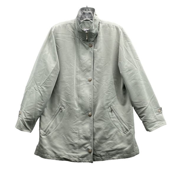 Jackets & Coats | Vintage Cs Signature Jacket Womens Small Sage Green ...